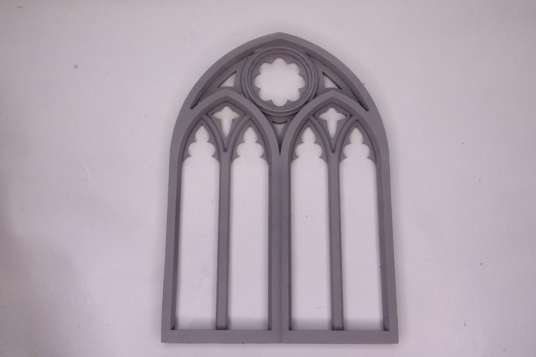 Double Gothic Church Window for Diorama, Craft or Dollhouse - Etsy UK