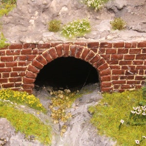 Brick Culvert HO Scale – Handcrafted Resin Miniature Stone Bridge - Etsy