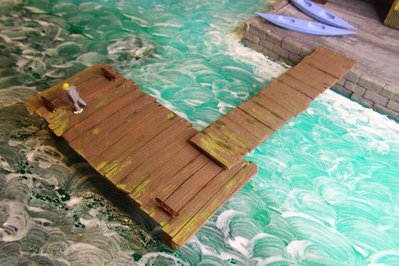 Dock With Ramp and Cleats HO Scale - Etsy Canada