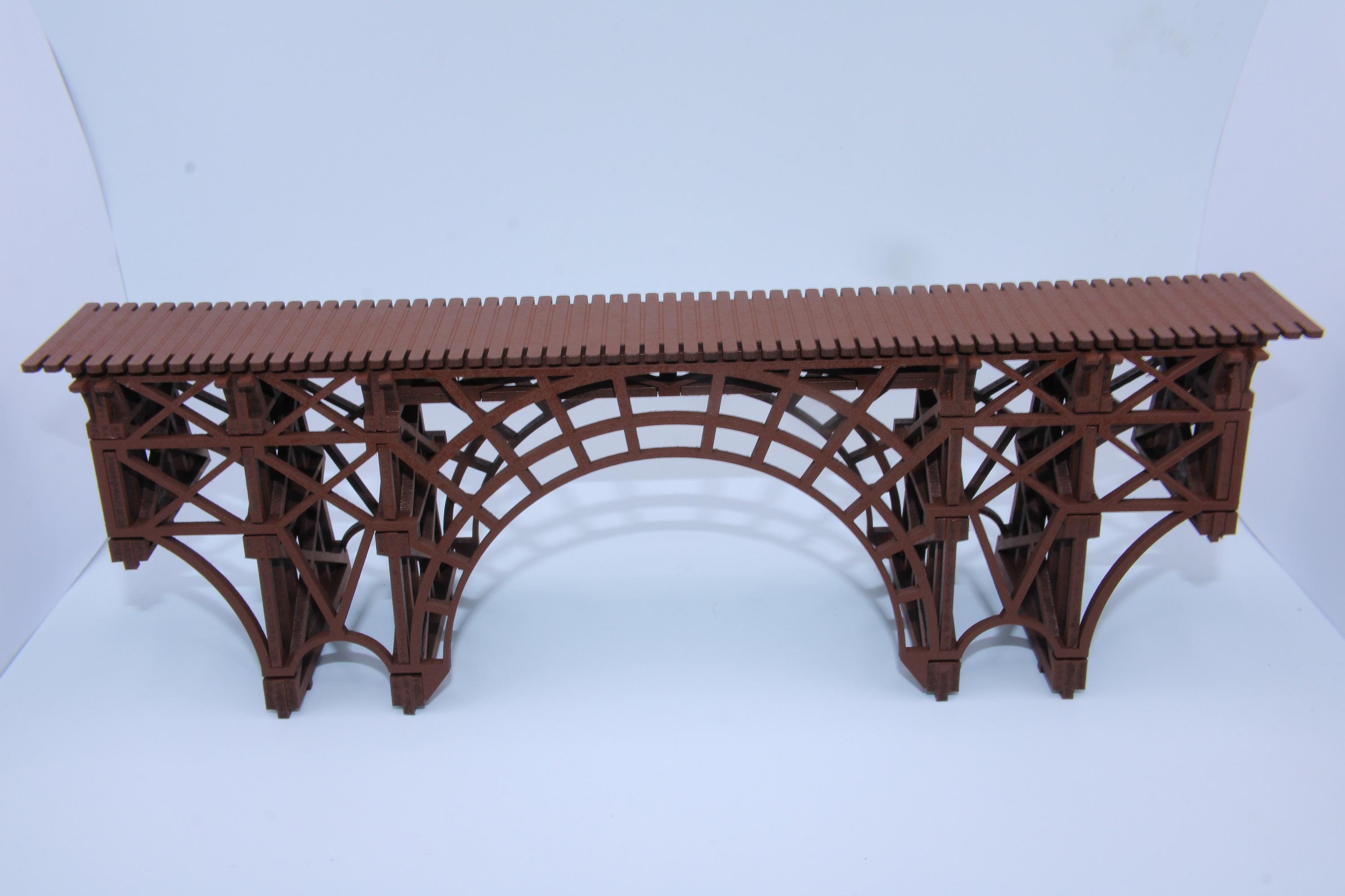 Laser Cut Wooden Bridge Kit – HO Scale - MDF Model Railroad Diorama ...