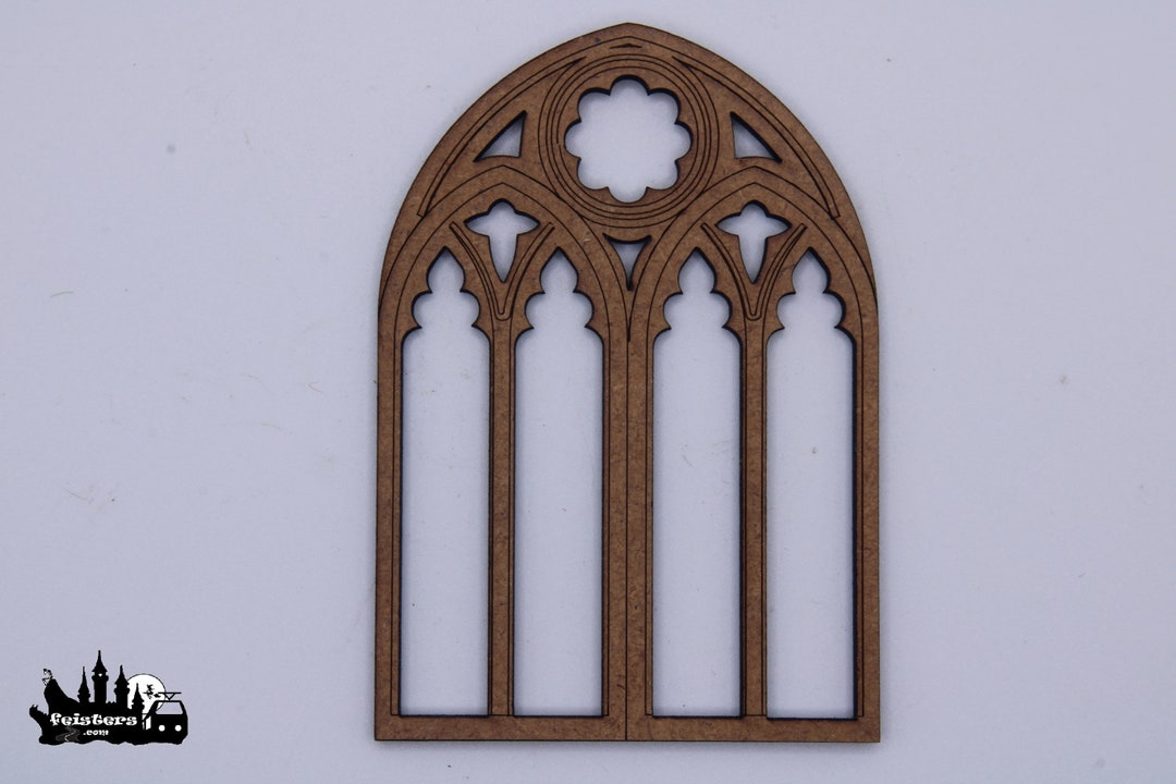 Double Church Window for Diorama or Dollhouse - Etsy