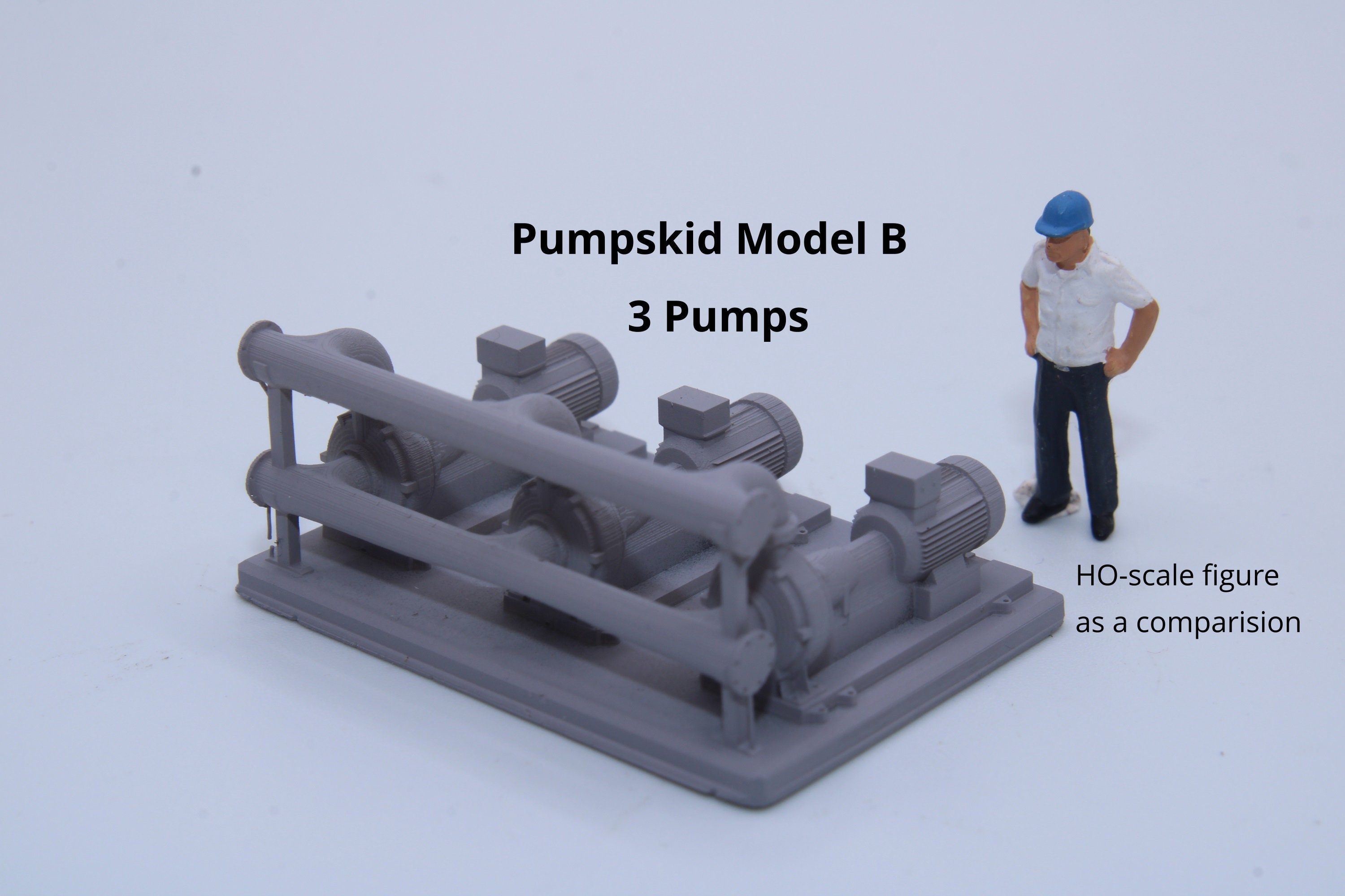 HO Scale Resin Industrial Pump Skid – Unpainted Model Railroad ...