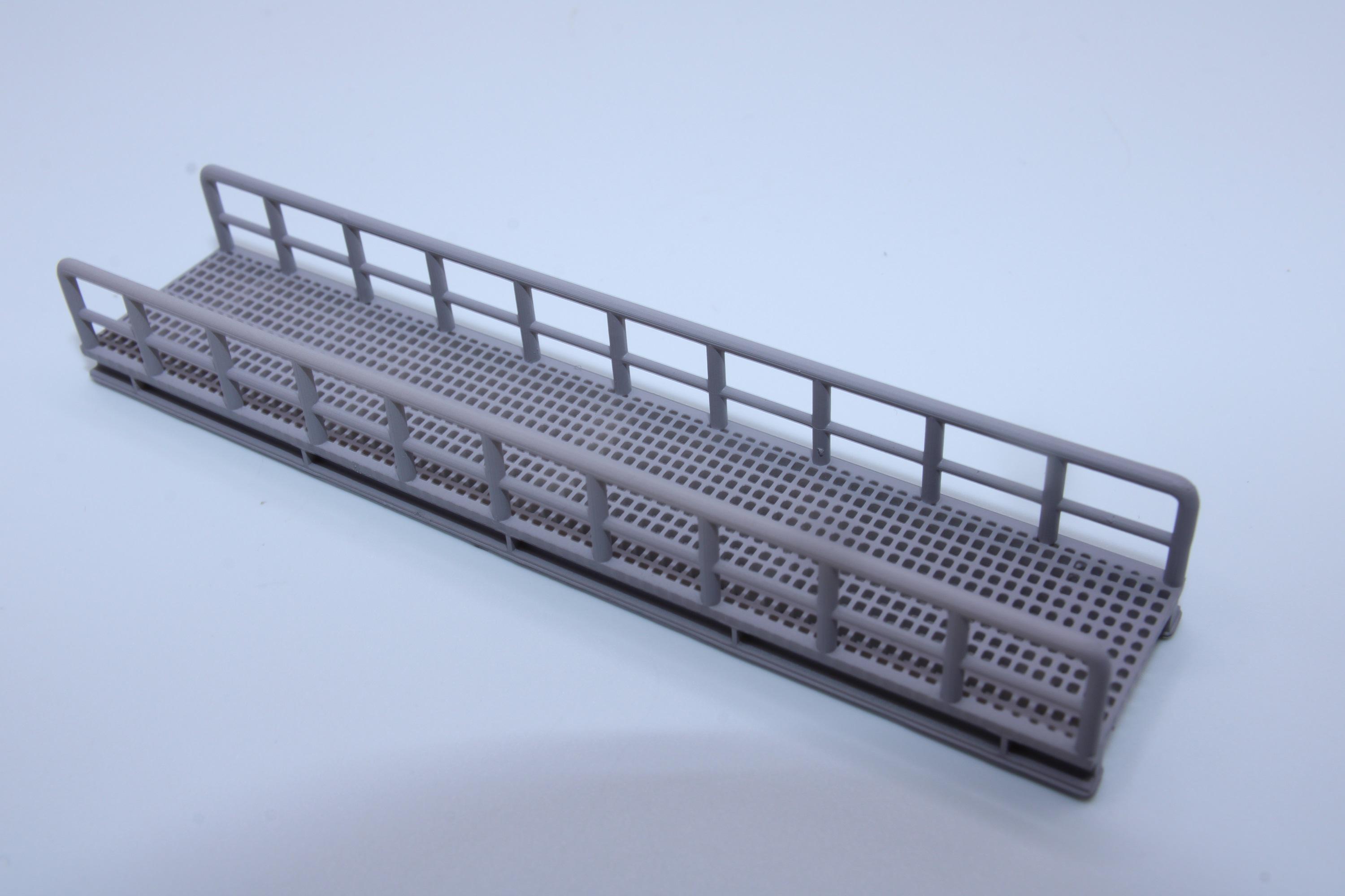 HO Scale Pedestrian Bridge – 3D Printed Model Railroad Diorama - Etsy