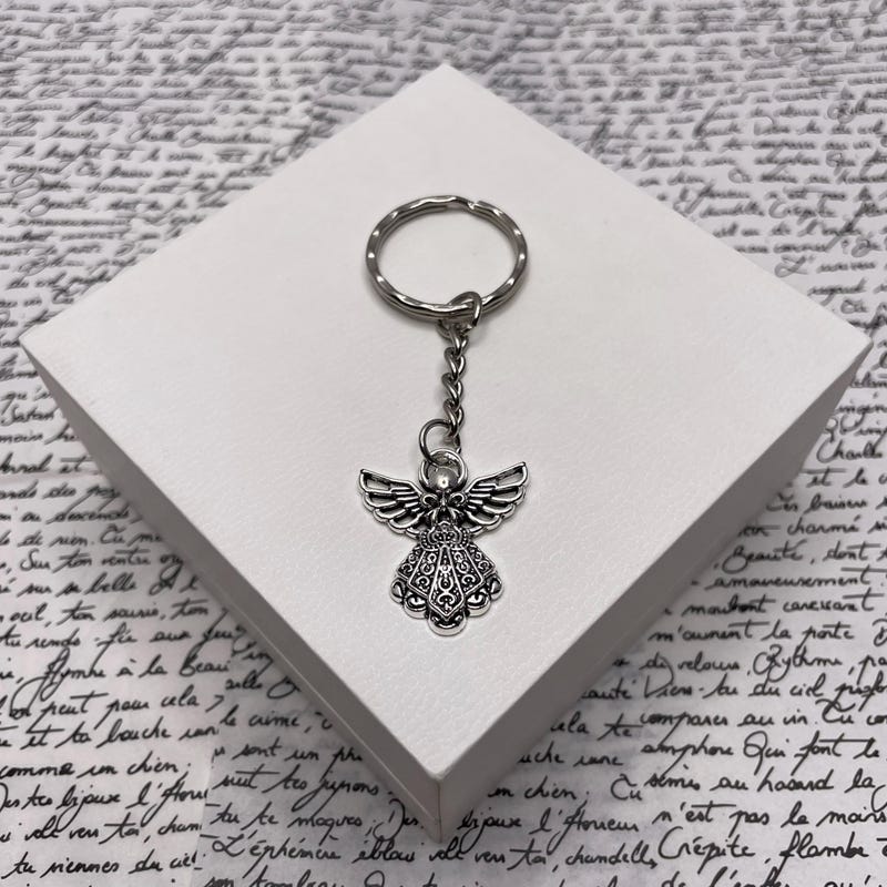 Angel Keyring - Etsy