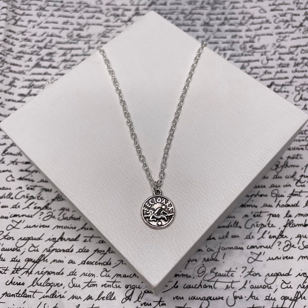 Virgo Star Sign Zodiac Silver Chain Necklace Pendant Jewellery Gift - Etsy