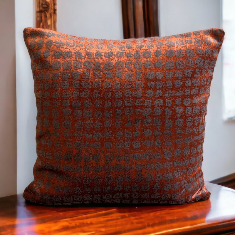 Burnt Orange Pillow - Etsy