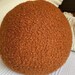 Rust Boucle Decorative Ball Pillowteddy Ball Cushionball | Etsy