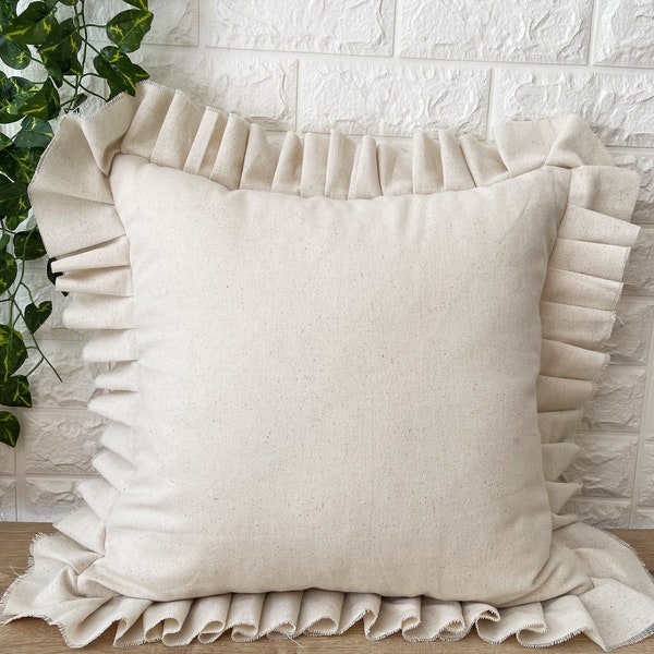 Ruffle Pillow Case - Etsy