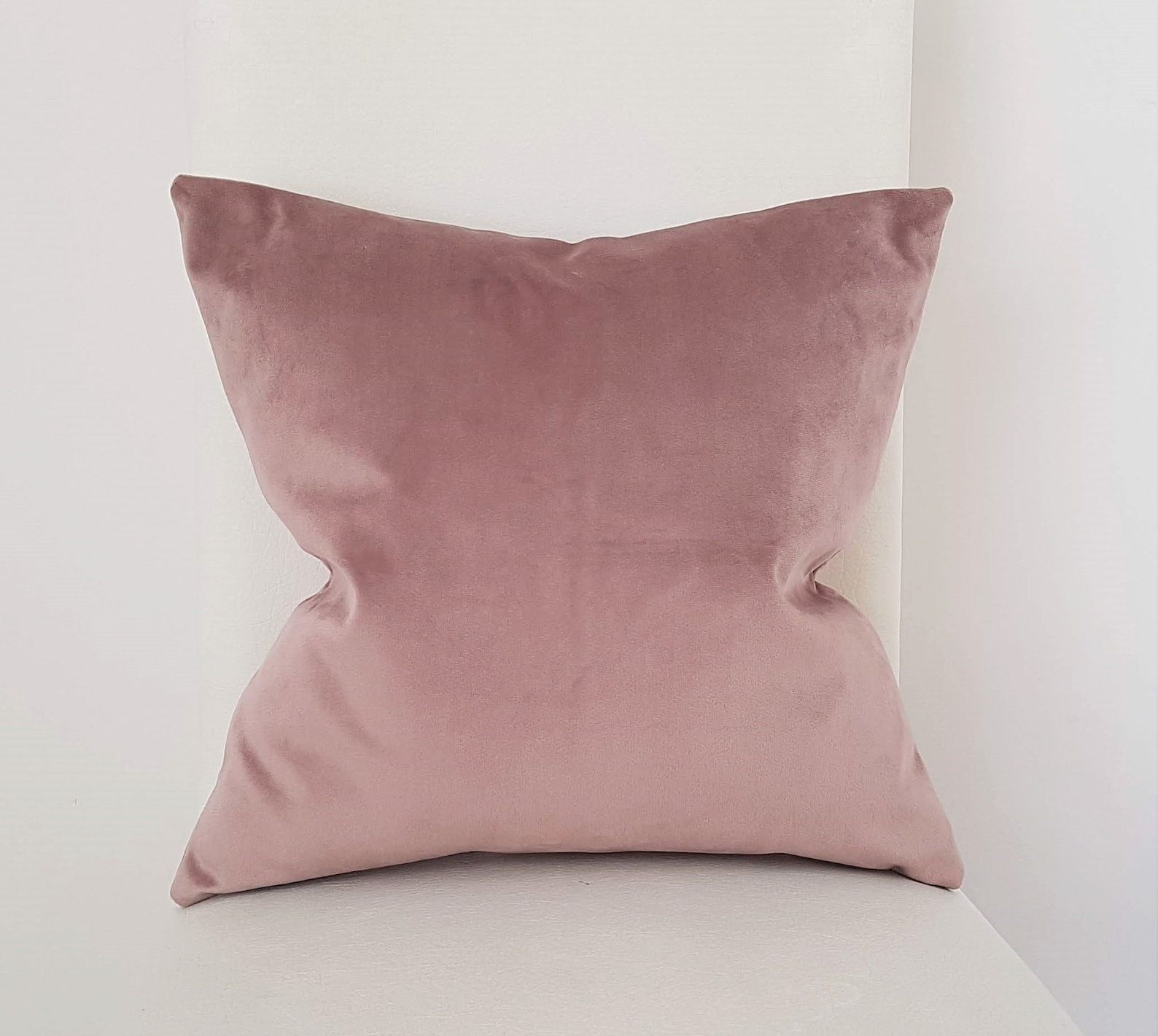 Funda de almohada de terciopelo rosa almohadas de moda para - Etsy México