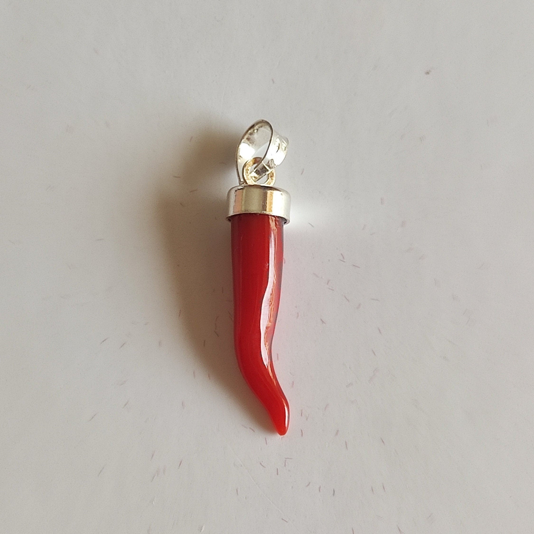 Pendente Cornetto in Corallo Rosso Corno Di Corallo Cornetto - Etsy