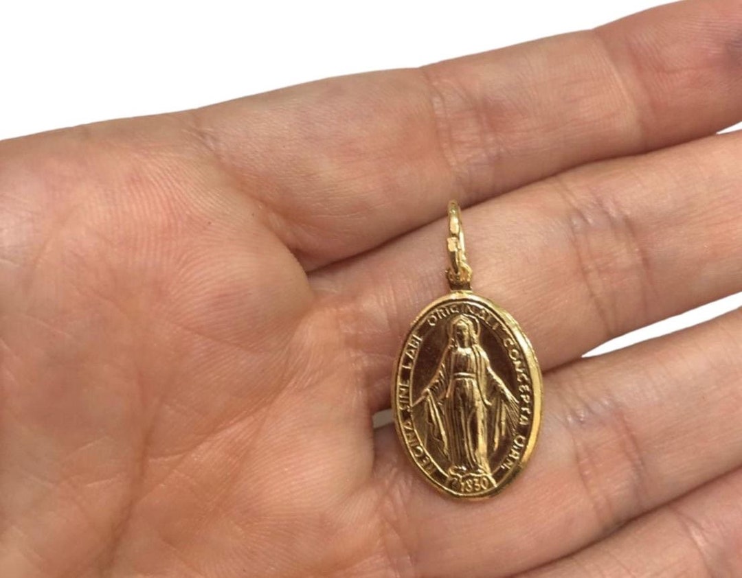 The Miraculous Medal, Miraculous Pendant, Miraculous Pendant in 925 ...