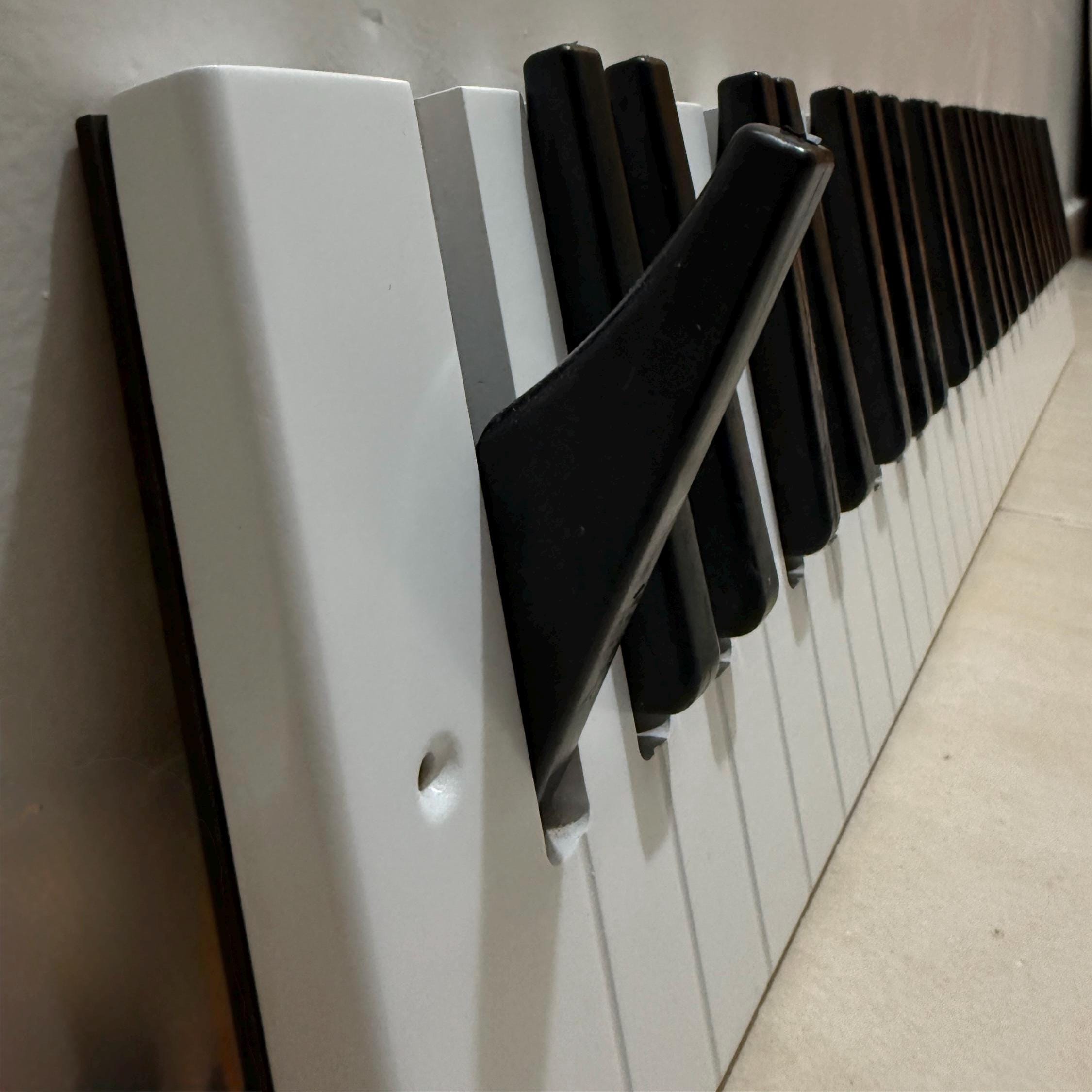 Decorative Wooden -key Piano Coat Rack - Vintage Design Wooden Hanger ...