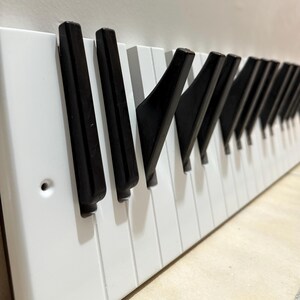 Decorative Wooden -key Piano Coat Rack - Vintage Design Wooden Hanger ...