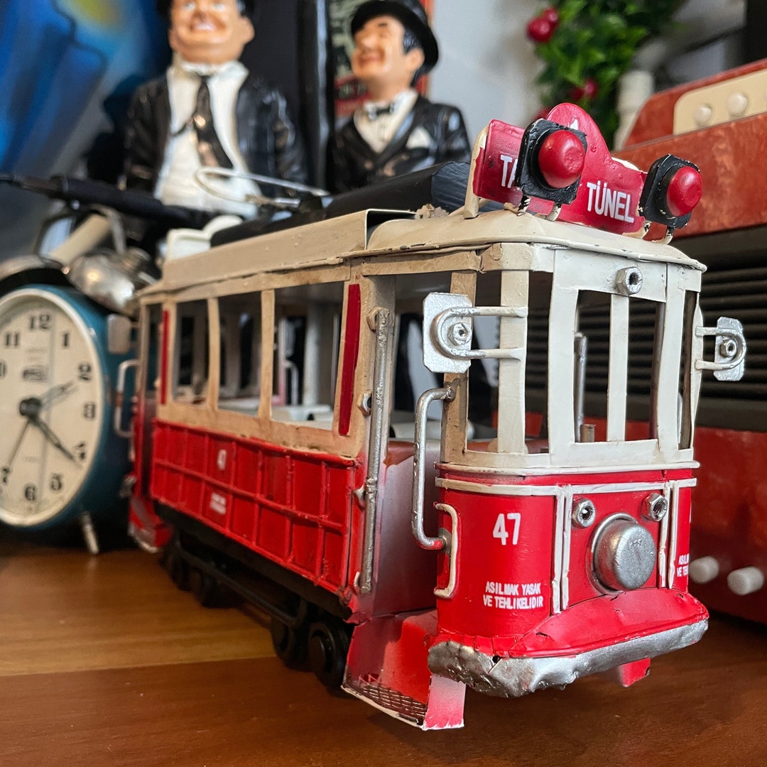 Taksim Tranway Bauble, Istanbul Train, Handmade Metal Train, Metal ...