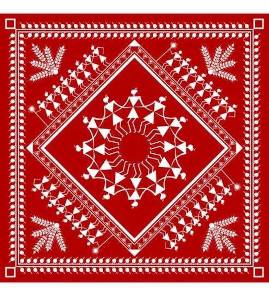 Traditional Warli Painting/ Wall Art/home Decor/tribal Art/canvas ...