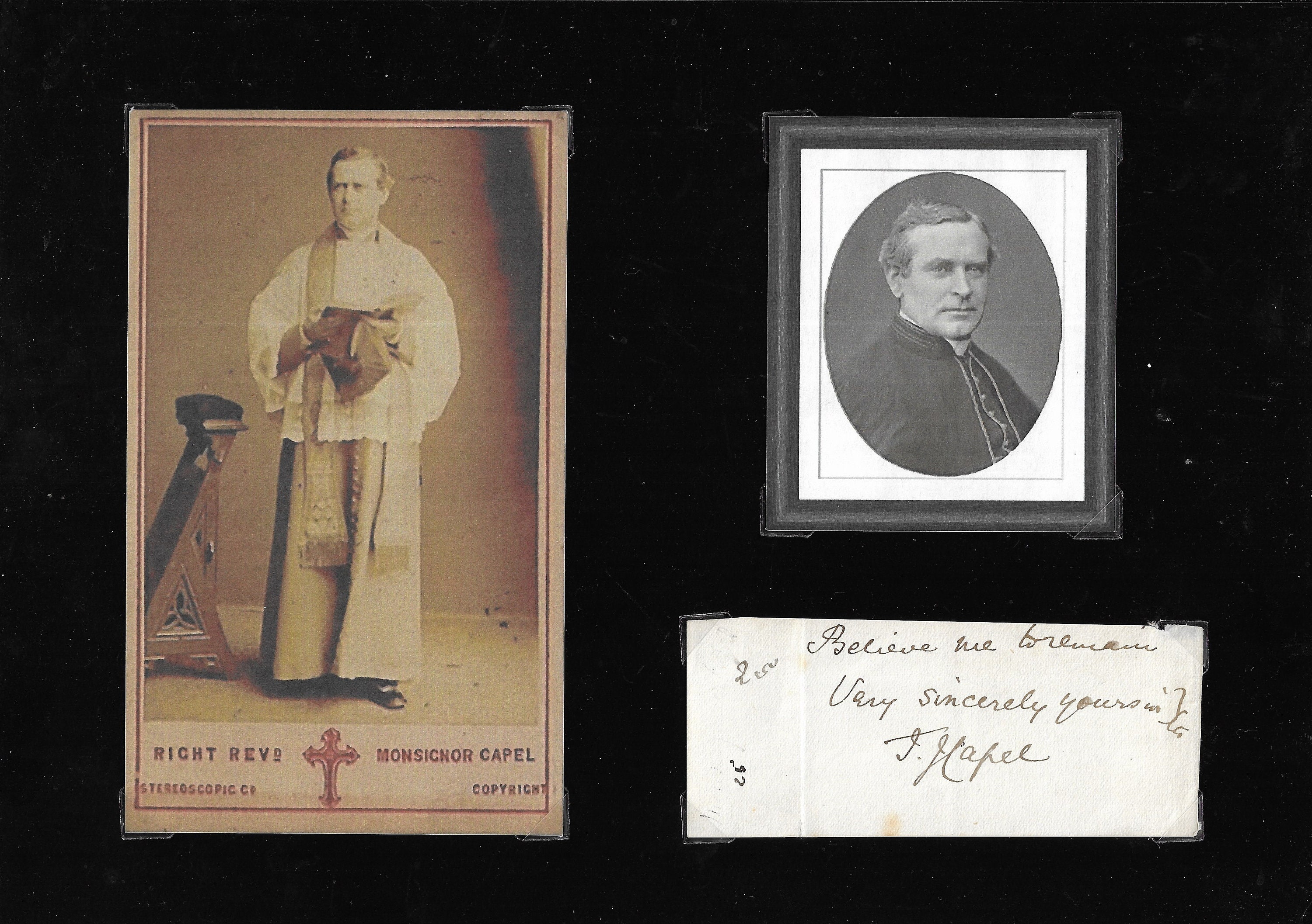 Monsignore Thomas John Capel römisch-katholischer Priester signiert ...