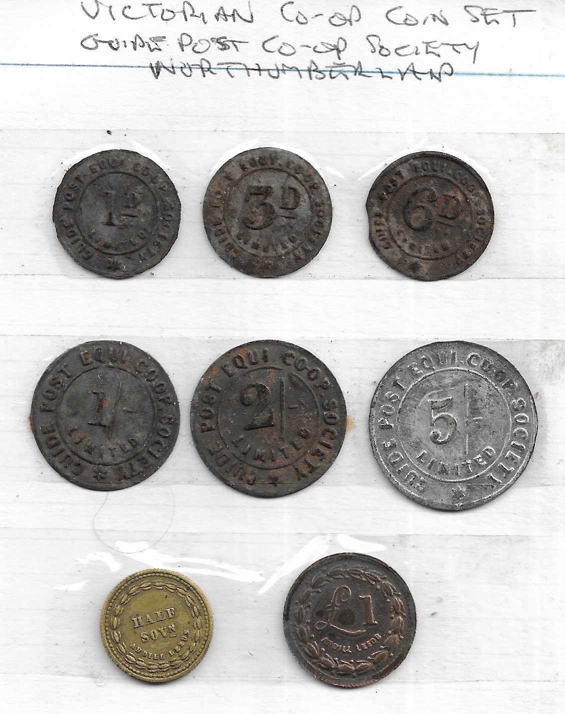 Victorian Rare Full Set Co Op Divi Coin Tokens Guide - Etsy