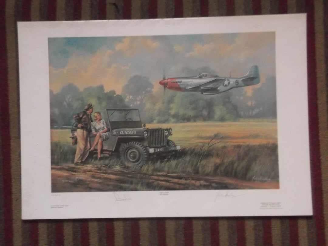 American Fighter Pilot James Goodson and Artist Hand Signed Autograph ...