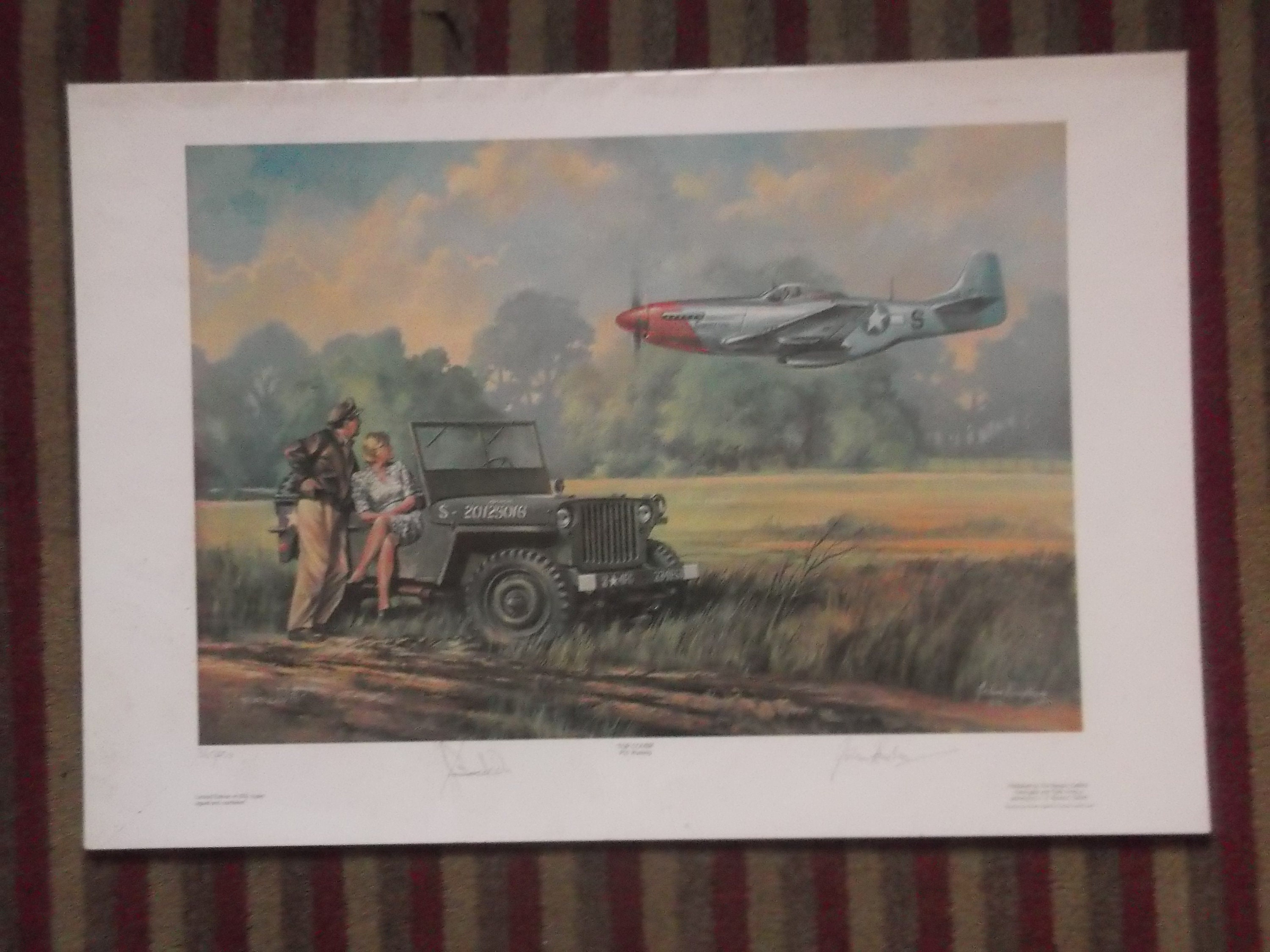 American Fighter Pilot James Goodson and Artist Hand Signed Autograph ...