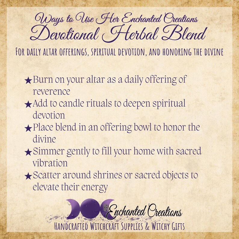 Daily Devotional Herbal Incense for Altars, Rituals & Everyday Magick ...