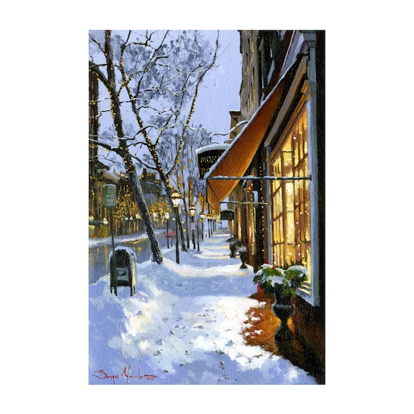 Snow Painting - Etsy