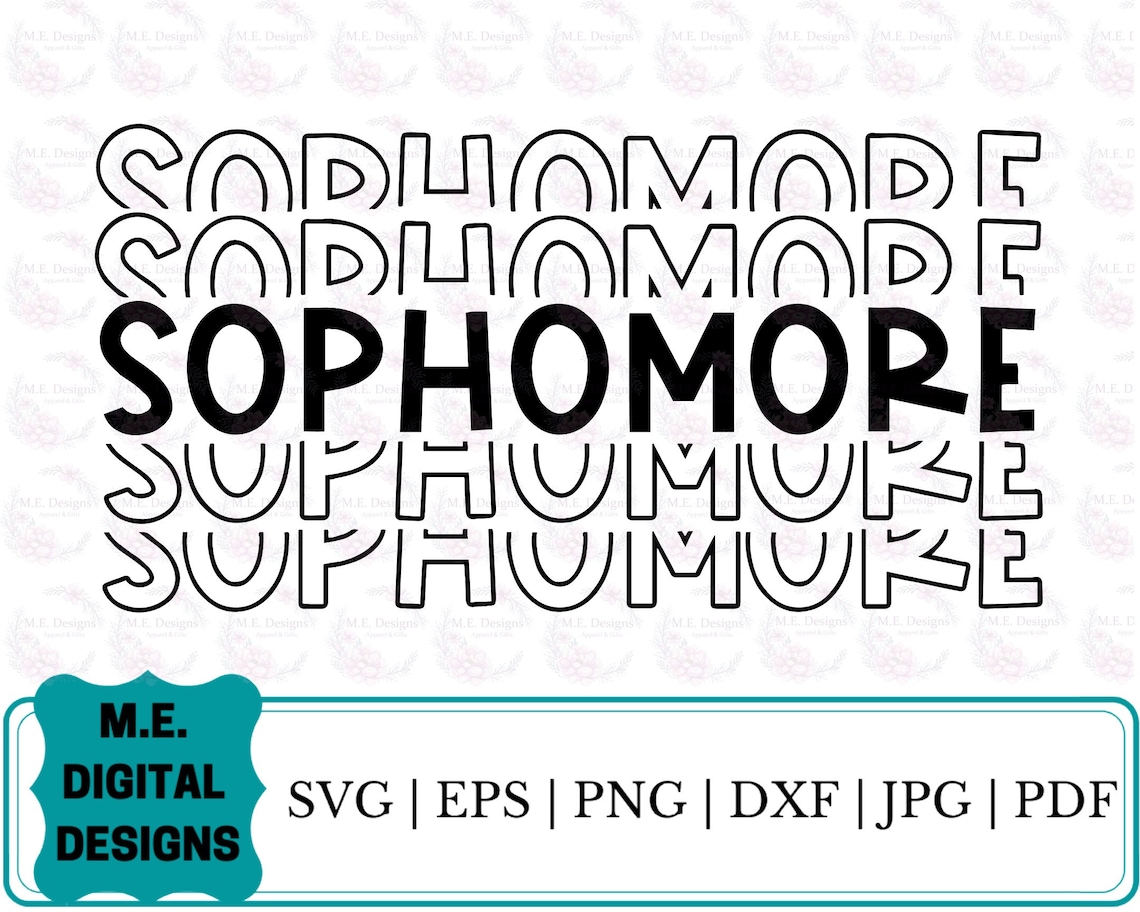 Sophomore Svg Sophomore Class School Svg for Shirts High School Svg ...