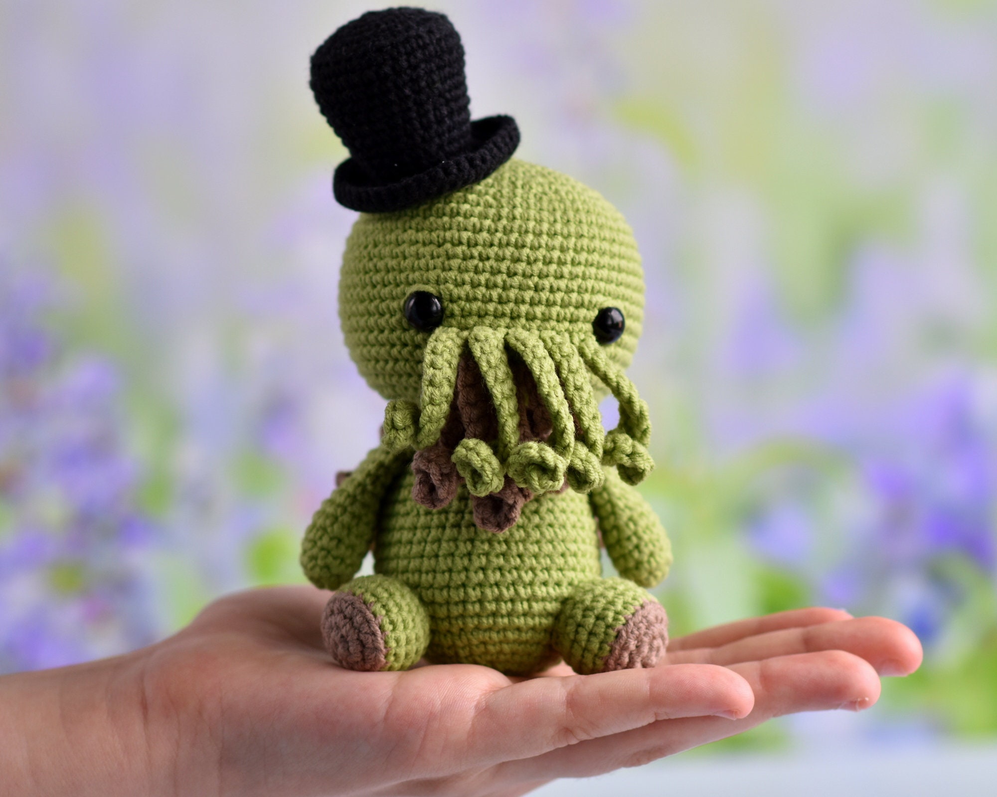 Cthulhu crochet toy Top hat Cthulhu Cthulhu art Cthulhu Stuffed Toy ...