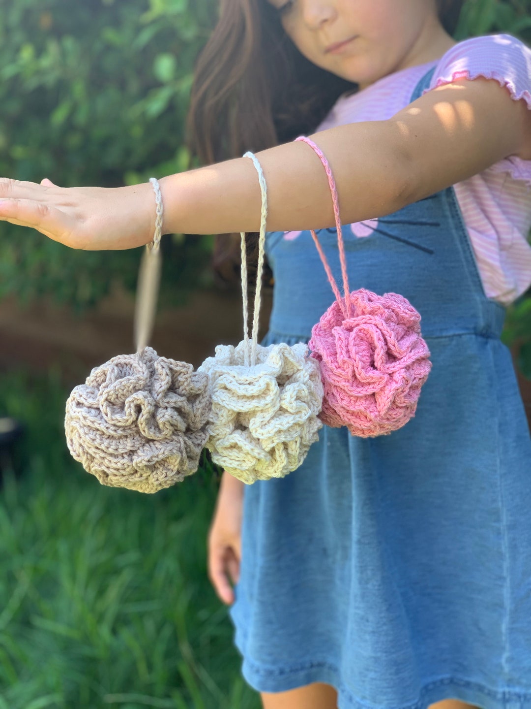 Crochet Shower Puff - Etsy Australia