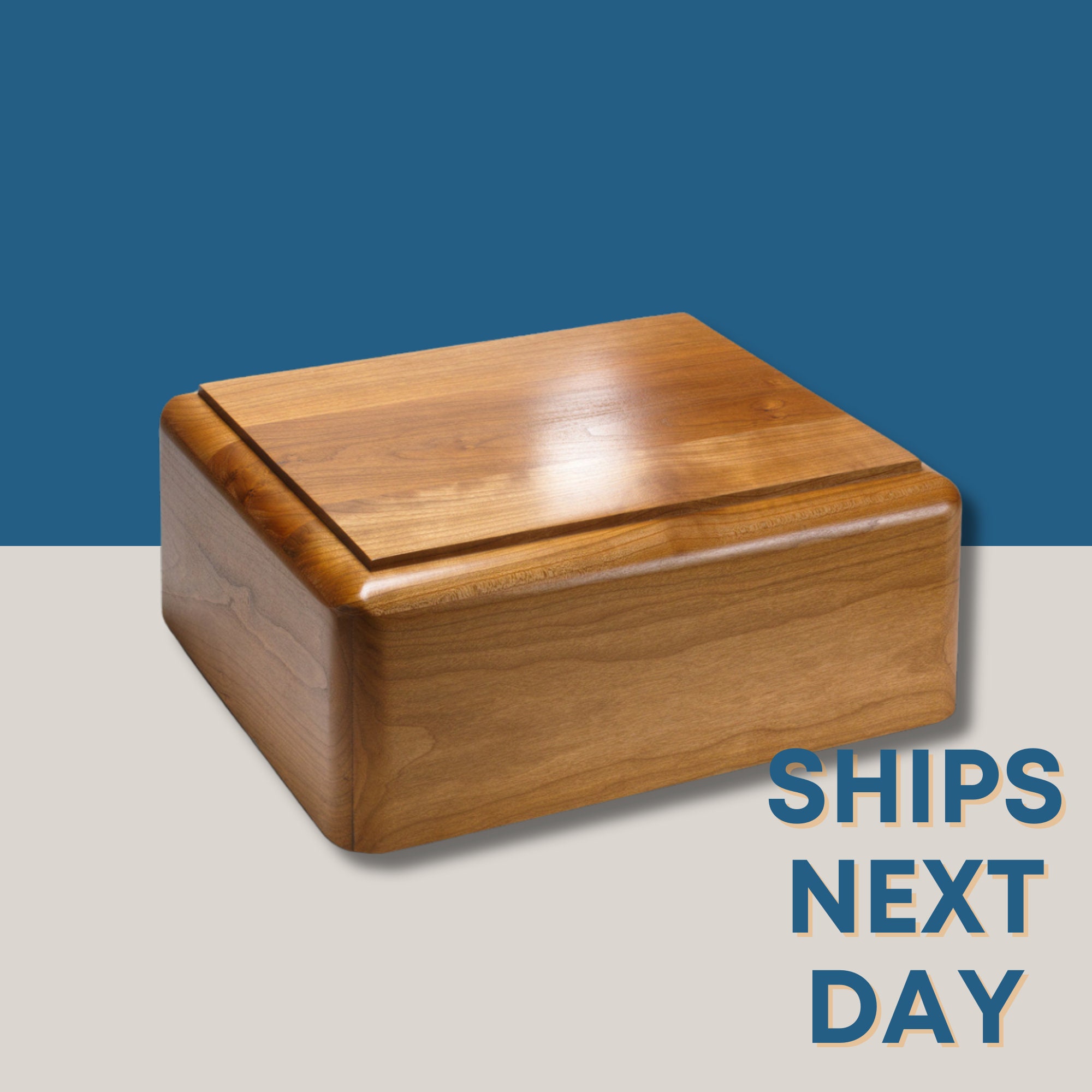 EVR Memories Simple Cherry Cremation Urn Made in Montana USA Wood Urn ...