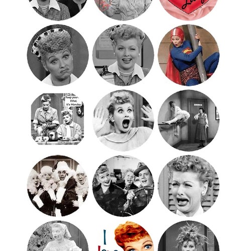 I Love Lucy Drawing Svg - Etsy