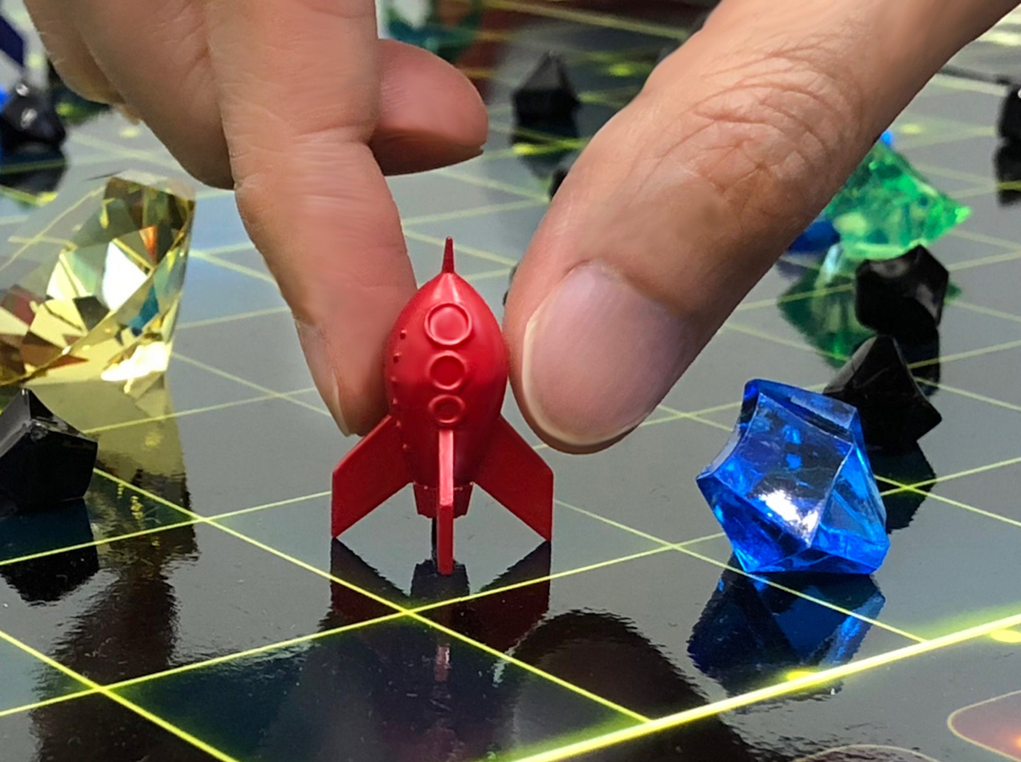 Space Rocket Figures - Set of 4 Colors for Motivational Reward, Crafts ...