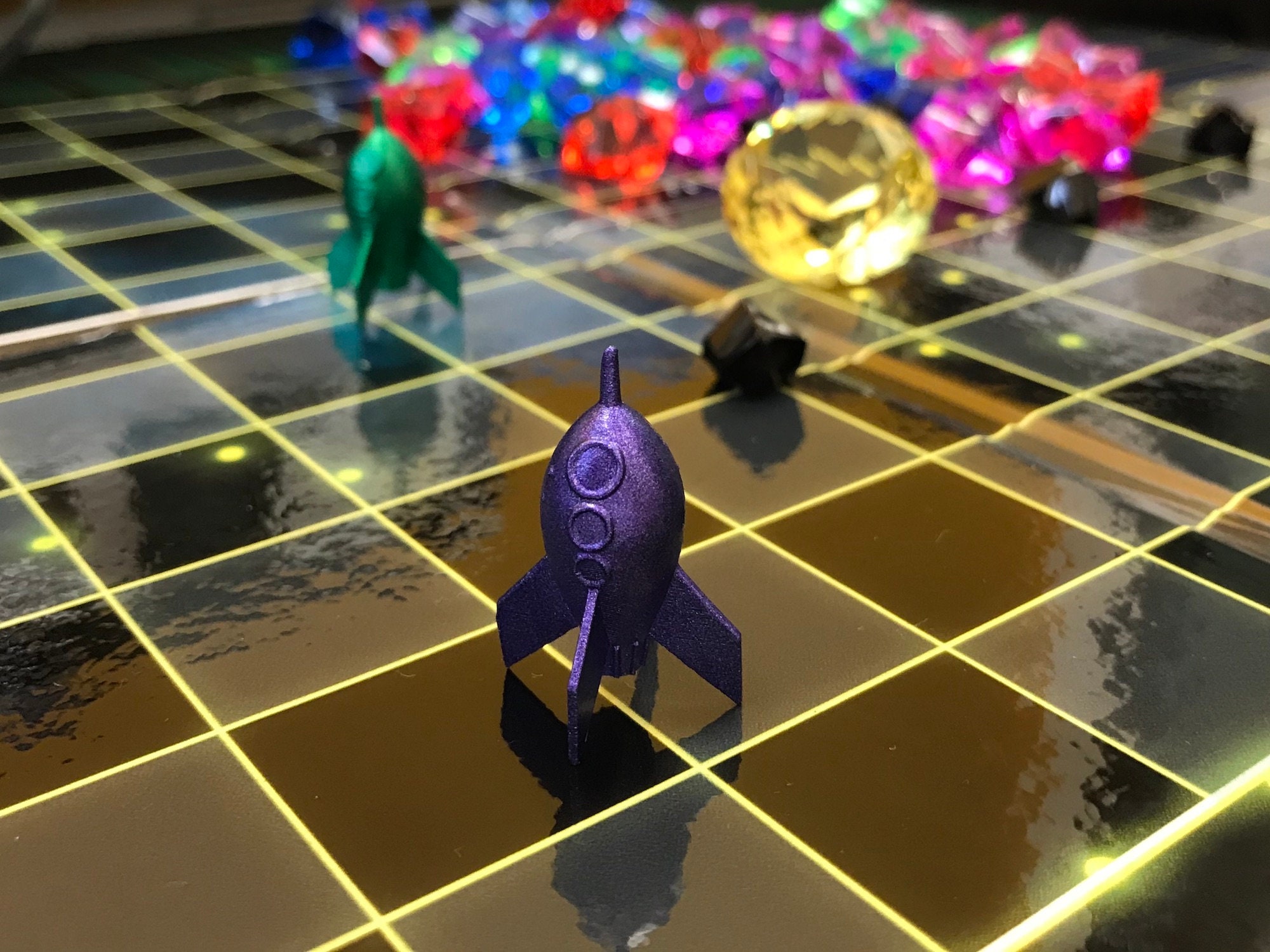 Space Rocket Figures - Set of 4 Colors for Motivational Reward, Crafts ...