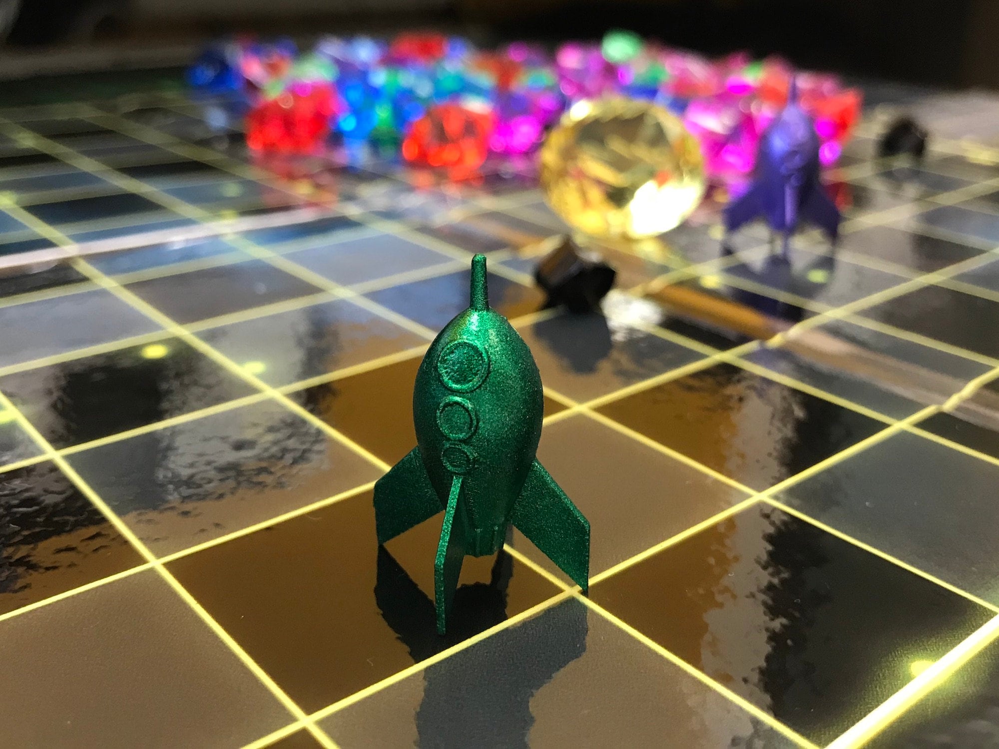 Space Rocket Figures - Set of 4 Colors for Motivational Reward, Crafts ...