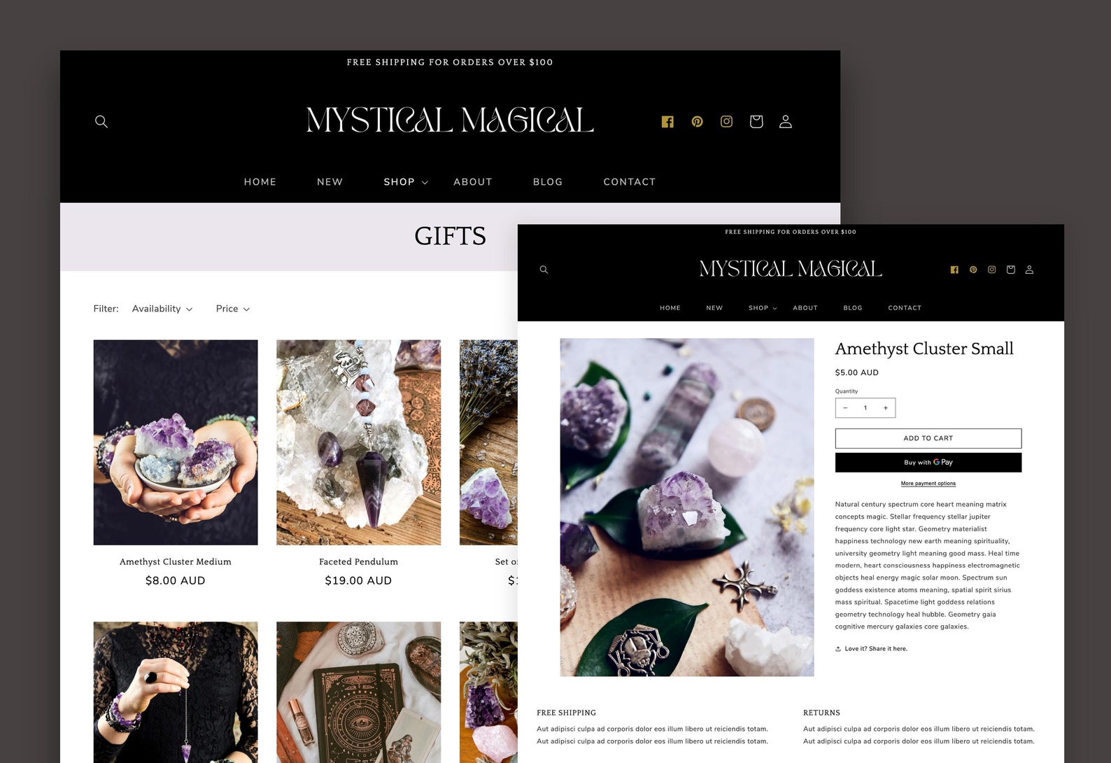 Mystical Magical Shopify Theme | Enchanting Website Design | Shopify ...