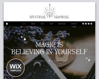 Witchy Wix Template - Etsy