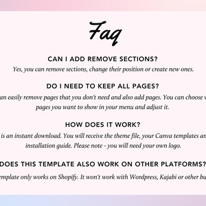 Pink Gradient Shopify Theme Template - Shopify Website Design - Shopify ...