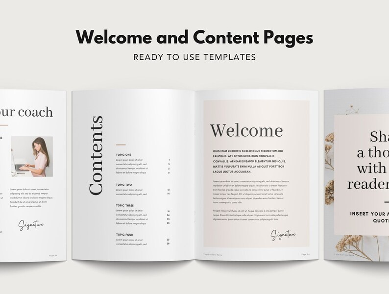 Canva Coaching Workbook Template – 60 Page Ebook (US Letter & A4) - Etsy