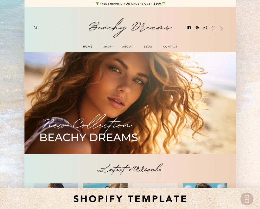 Gradient Shopify Theme Template - Shopify Website Design - Shopify ...