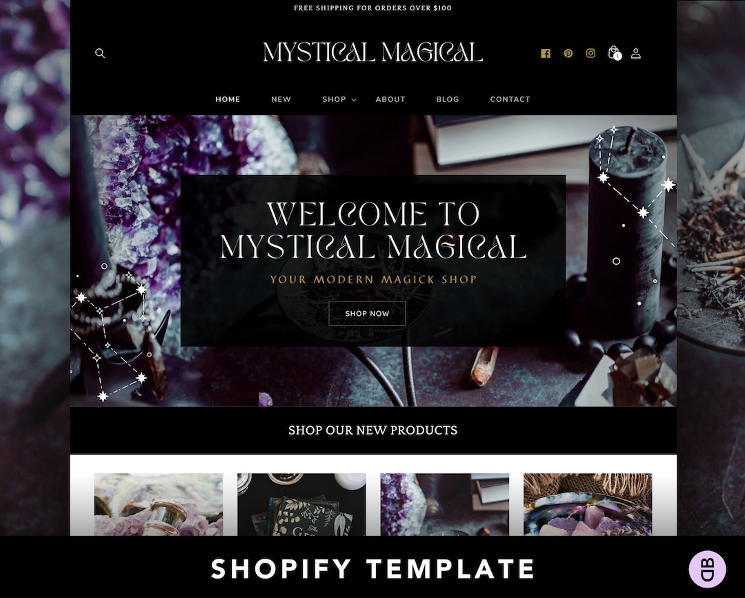 Mystical Magical Shopify Theme | Enchanting Website Design | Shopify ...