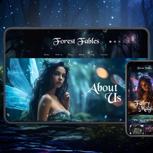 Enchanting Shopify Theme Template | Magic Shopify Website Design ...