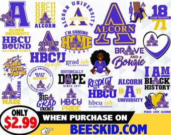 Alcorn State University Svg - Etsy