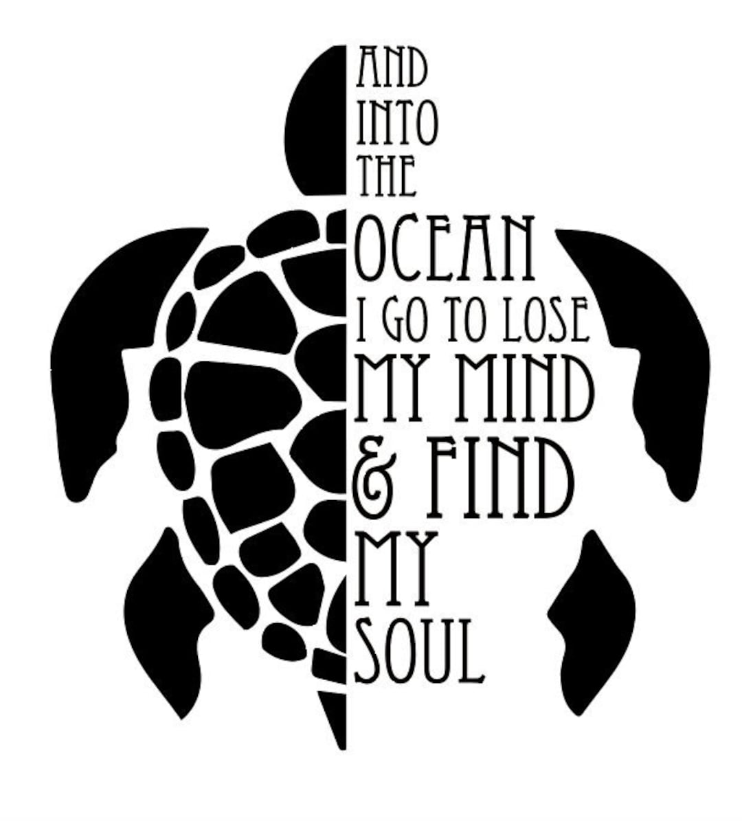 Graphic Turtle Svg - Etsy