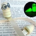 Glow Worm Bookmark – Glow in the Dark - Handmade Polymer Clay Gift for ...