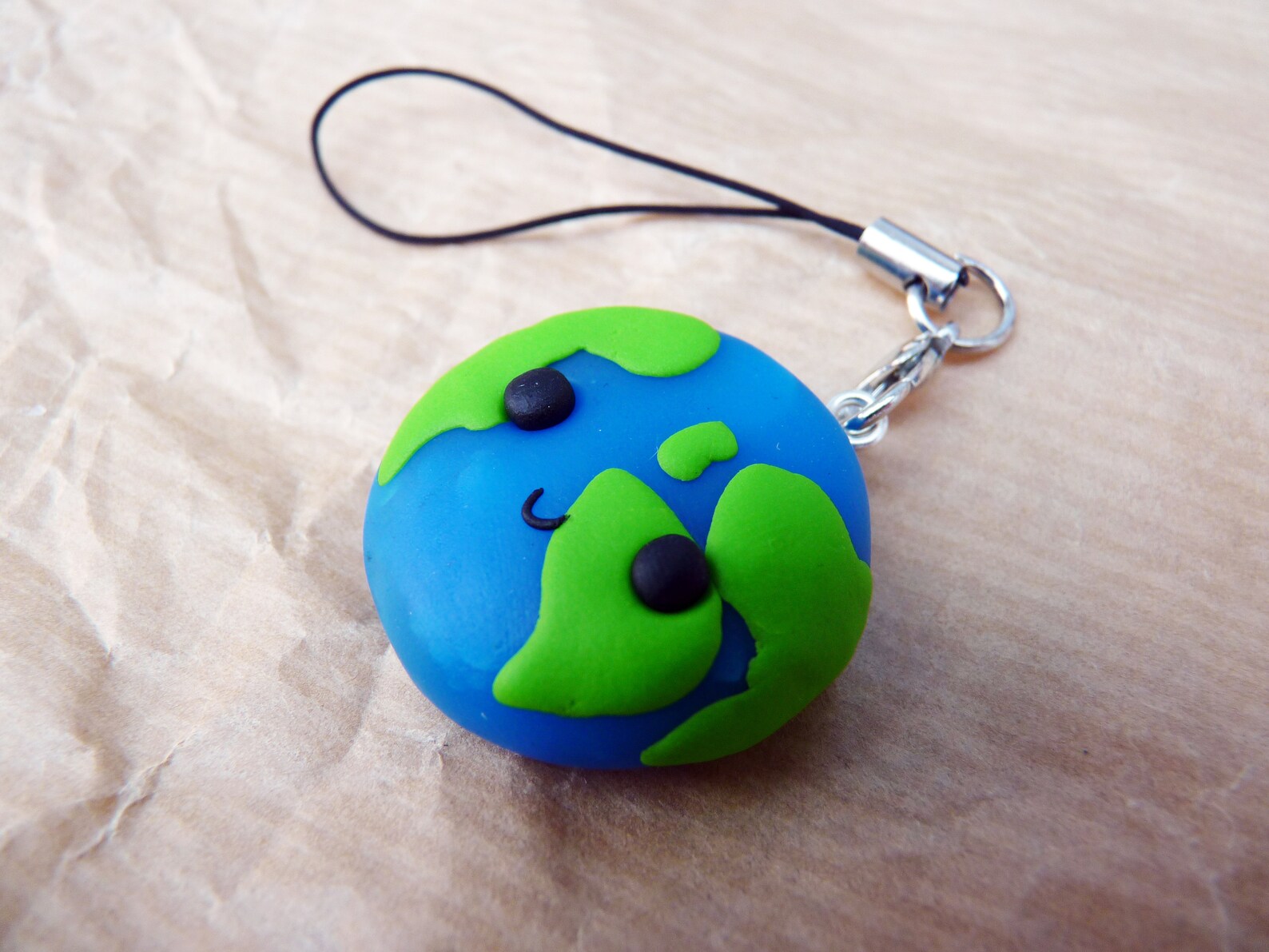 Earth and Moon Keyrings Charms - Environmental Keychain - Etsy