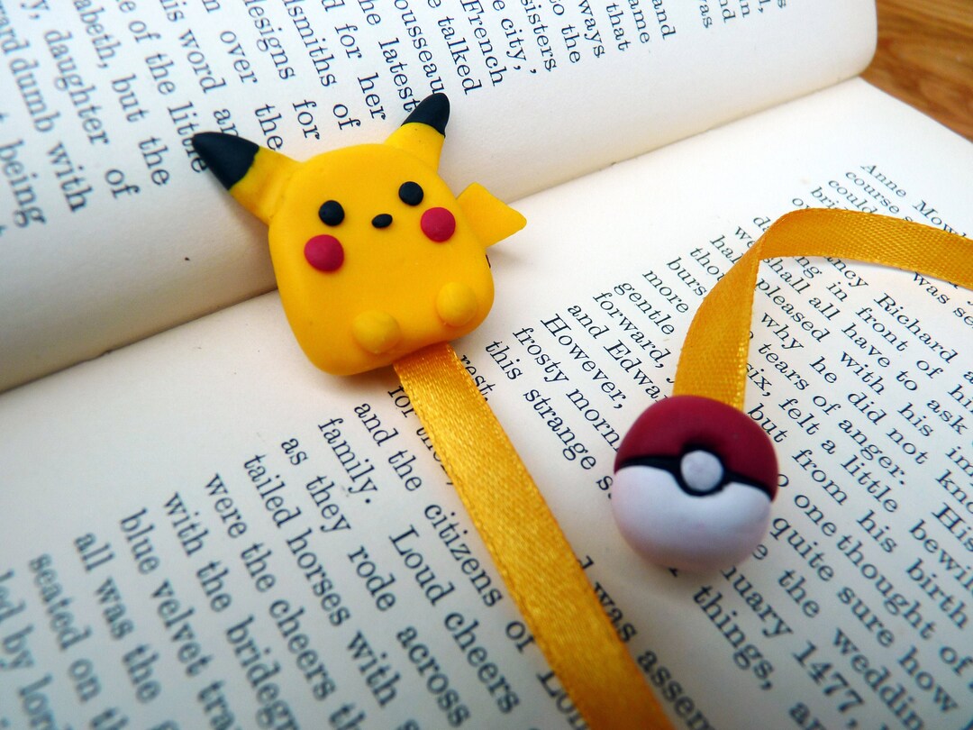 Pikachu Pokemon Handmade Bookmark - Etsy