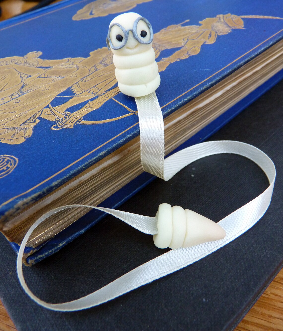 Glow Worm Glow-in-the-dark Handmade Bookmark - Etsy UK