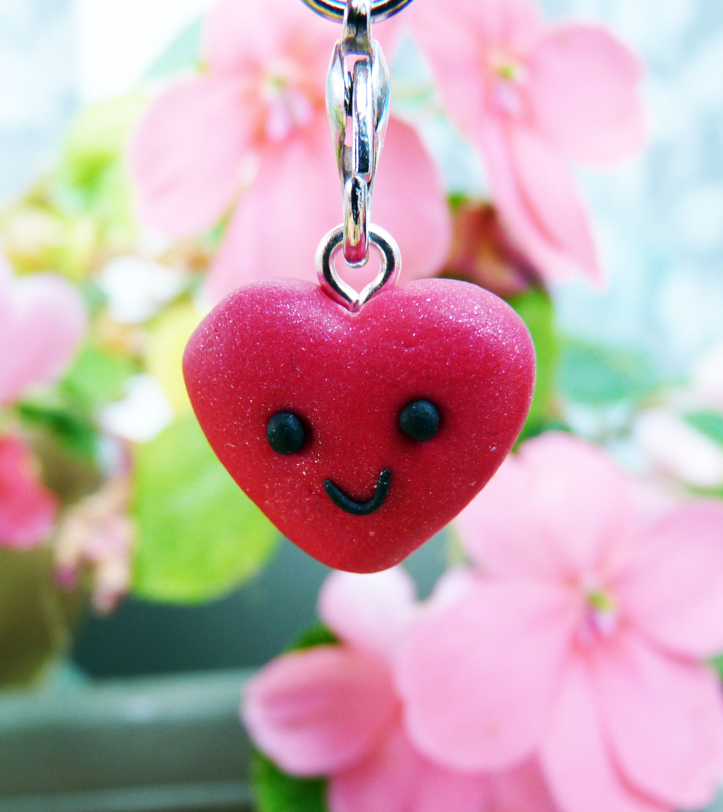 Hearts and Stars Keyring Charms - Etsy