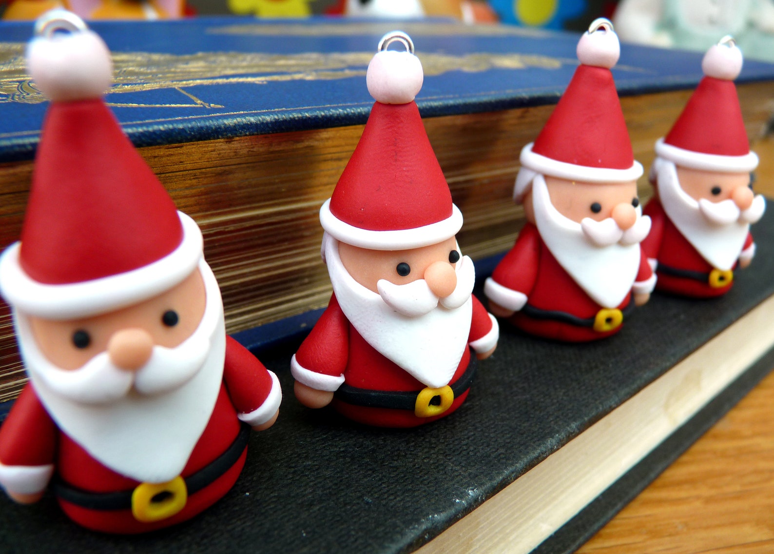 Christmas Santa Xmas Keyring Decoration - Etsy