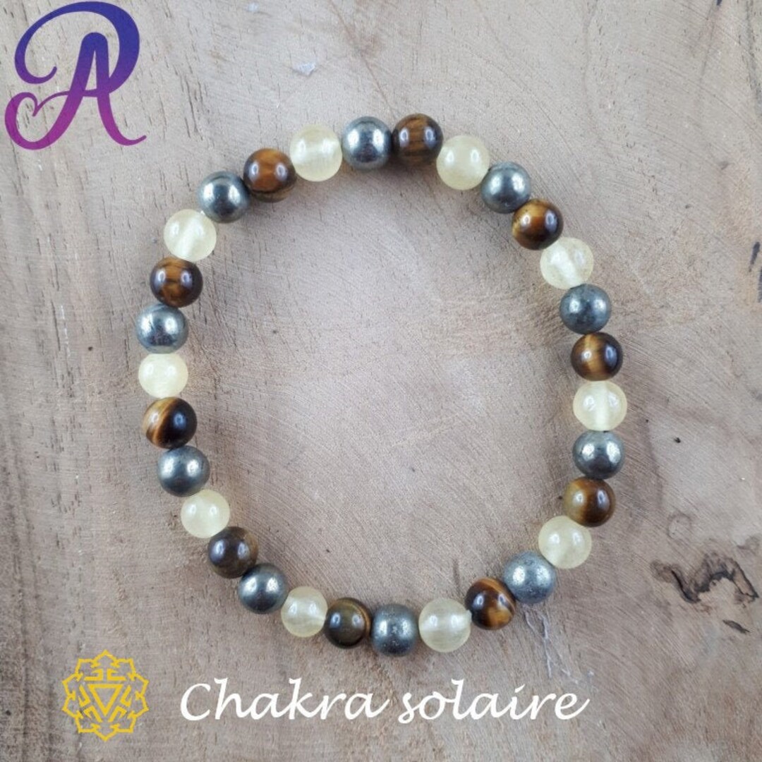 Solar Chakra - Natural Stones - 6 Mm Beads - Yellow Calcite - Tiger's ...
