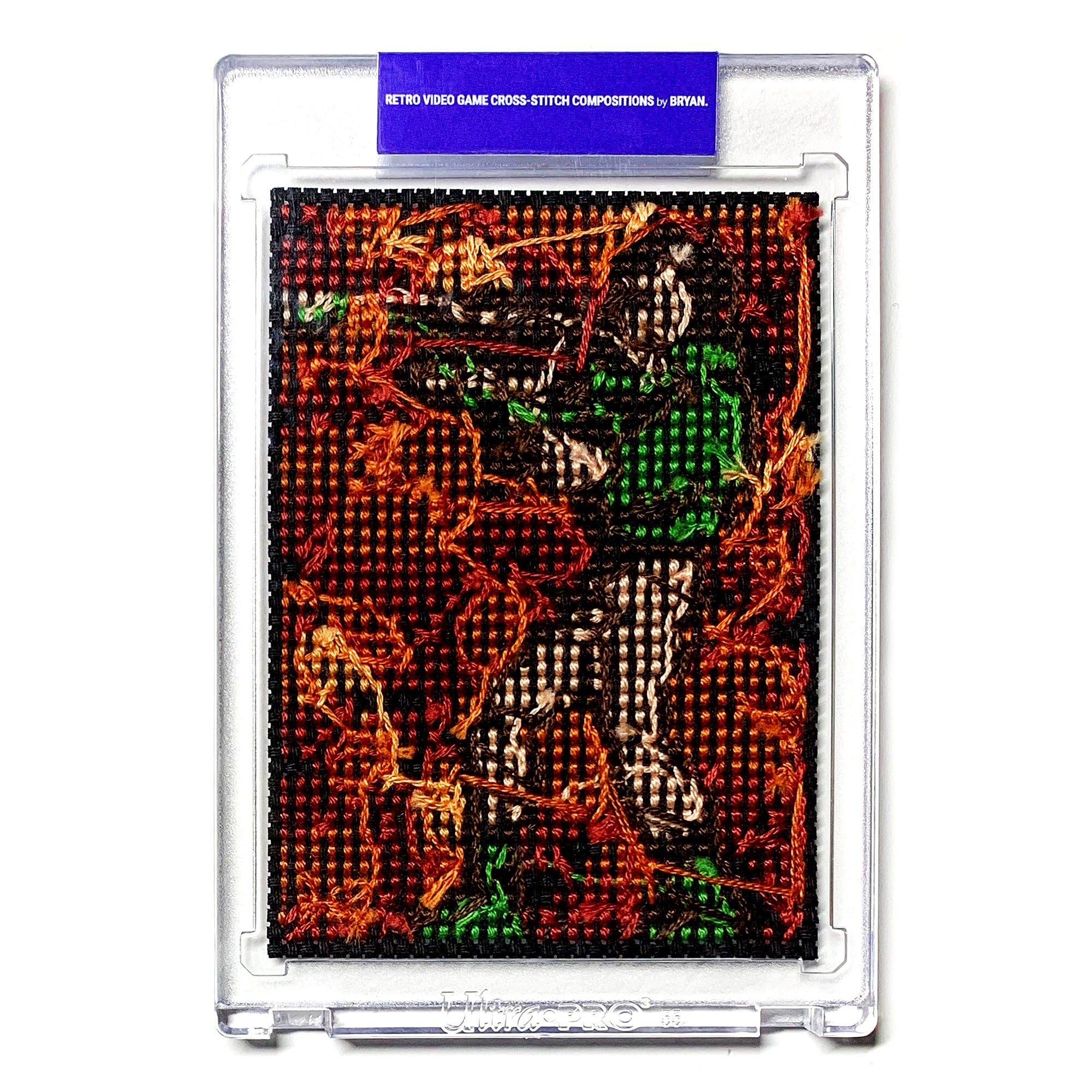 STITCH-BIT Byte/45 - "code Name: Viper" Handmade Retro Video Game Cross ...